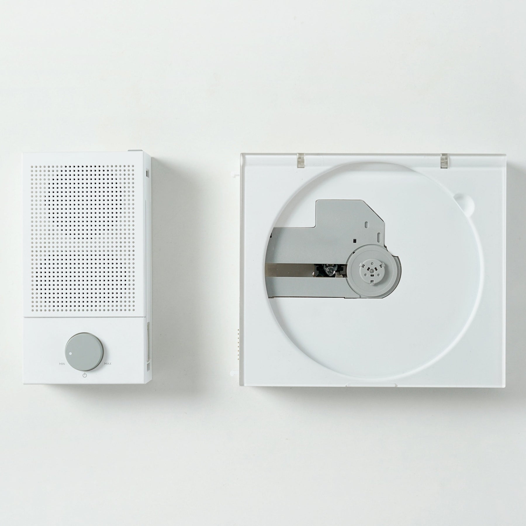 Tinyl SPLIT Portable 3-in-1 Modular CD Player - Elegant White Aesthetic ...