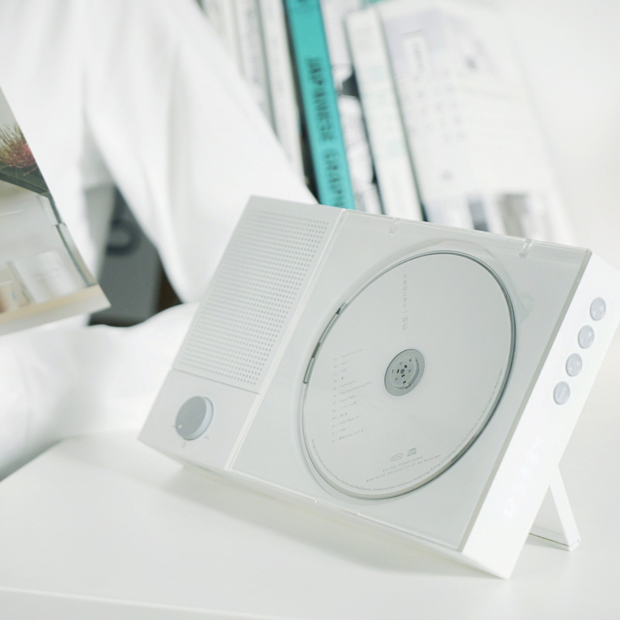 Tinyl SPLIT Portable 3-in-1 Modular CD Player - Elegant White Aesthetic ...